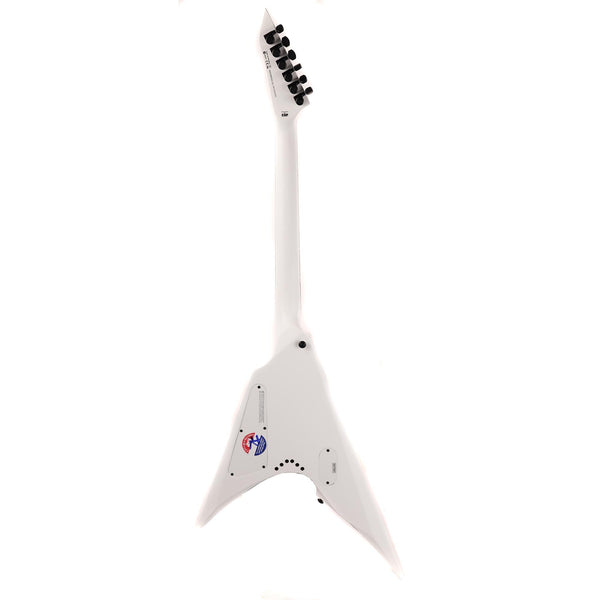 ESP LTD Arrow NT Arctic Metal Snow White Satin | The Music Zoo
