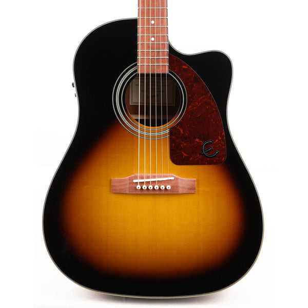 Epiphone J-15 EC Deluxe Acoustic-Electric Vintage Sunburst | The Music Zoo