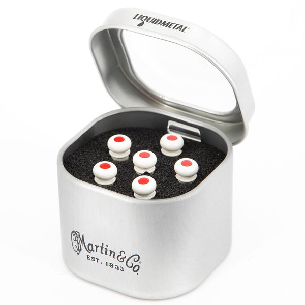 Luxe by Martin Bridge Pins Bone with Red Dot | The Music Zoo