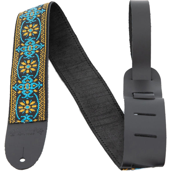 Martin Retro Woven Strap Yellow | The Music Zoo
