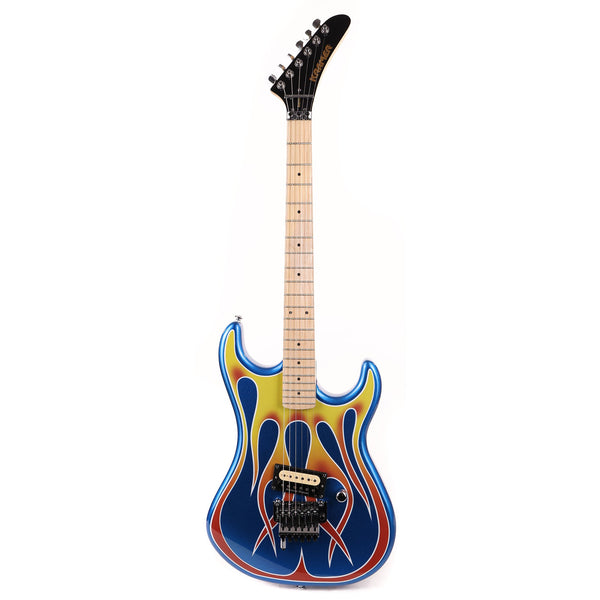 Kramer Custom Graphics Series Baretta Hot Rod Blue Sparkle Flames | The ...