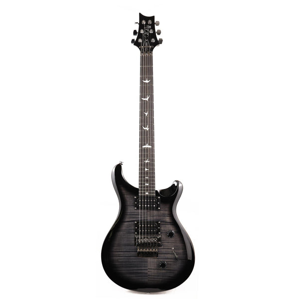 PRS SE Custom 24 Floyd Charcoal Burst Used | The Music Zoo