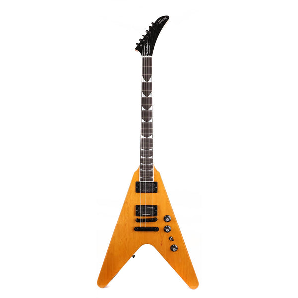 Gibson Dave Mustaine Flying V EXP Antique Natural | The Music Zoo