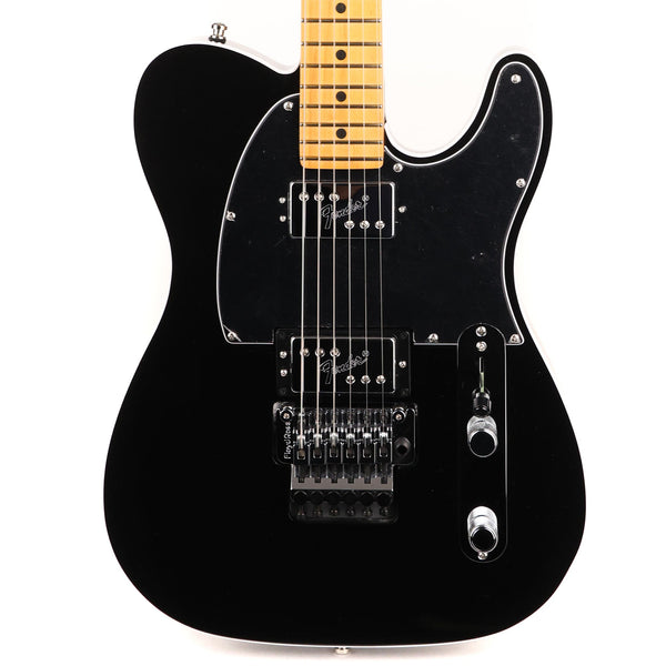 Fender Ultra Luxe Telecaster Floyd Rose Mystic Black | The Music Zoo