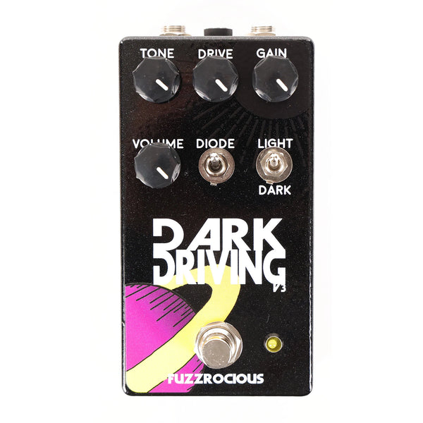 Fuzzrocious Dark Driving V3 Overdrive Effect Pedal | The Music Zoo
