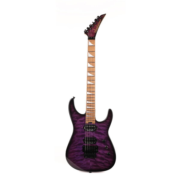 Jackson Custom Shop Dinky Transparent Purple Burst | The Music Zoo